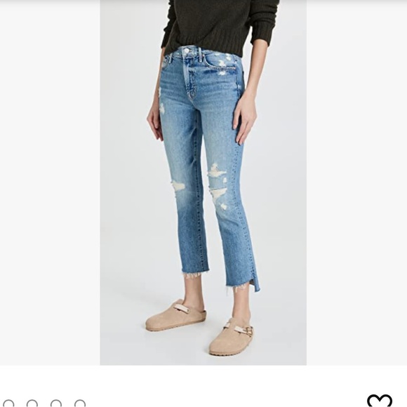 MOTHER | Jeans | Mother Insider Crop Step Fray Color Holy Melancholy ...